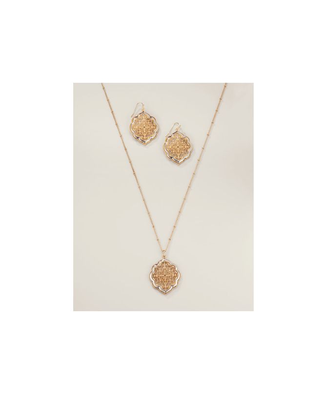 Arabesque Elegance Necklace and Earring Set | Avon