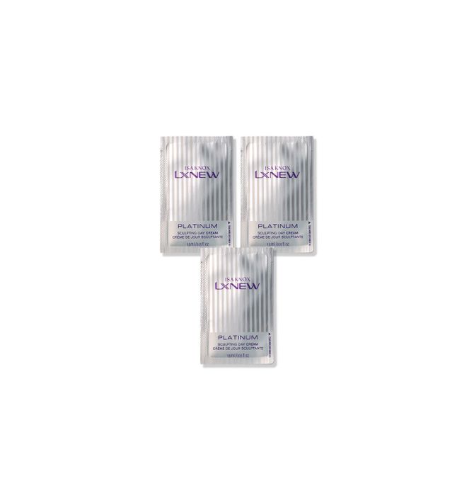 Isa Knox LXNEW Platinum Day Cream sample - Pack of 3