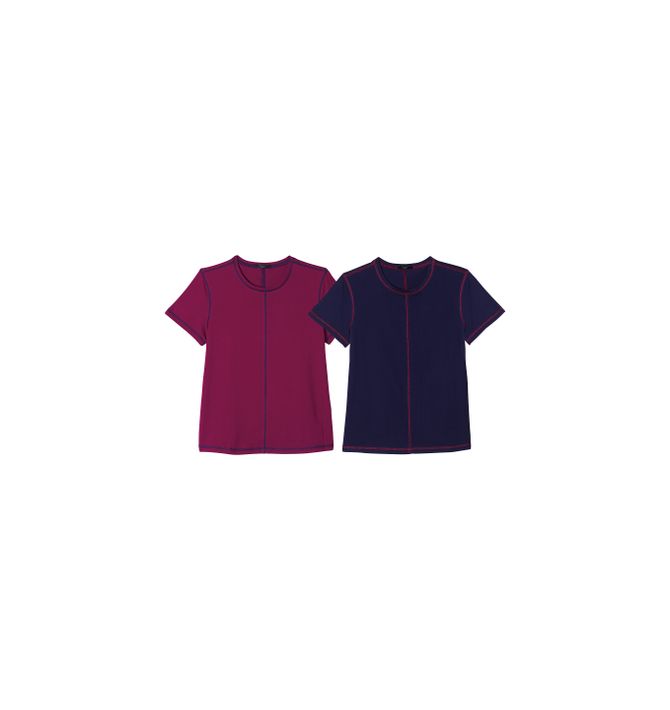 2-Pack Contrast Stitched Tops| Avon