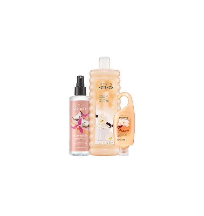 Avon Senses Vanilla 3-Piece Set