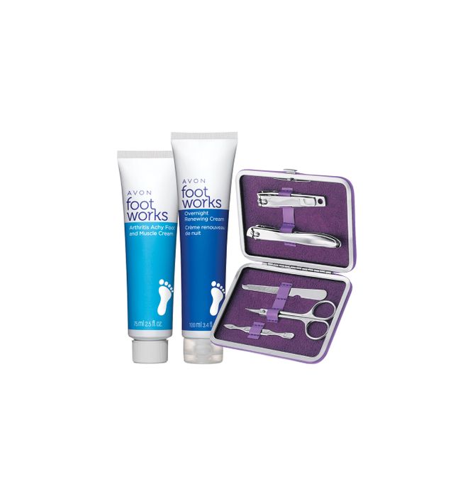 Avon Foot Works Home Care Set 3